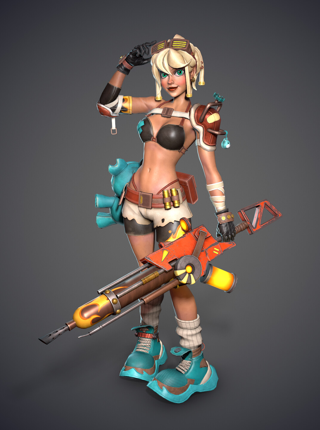 ArtStation - Game Character Flame