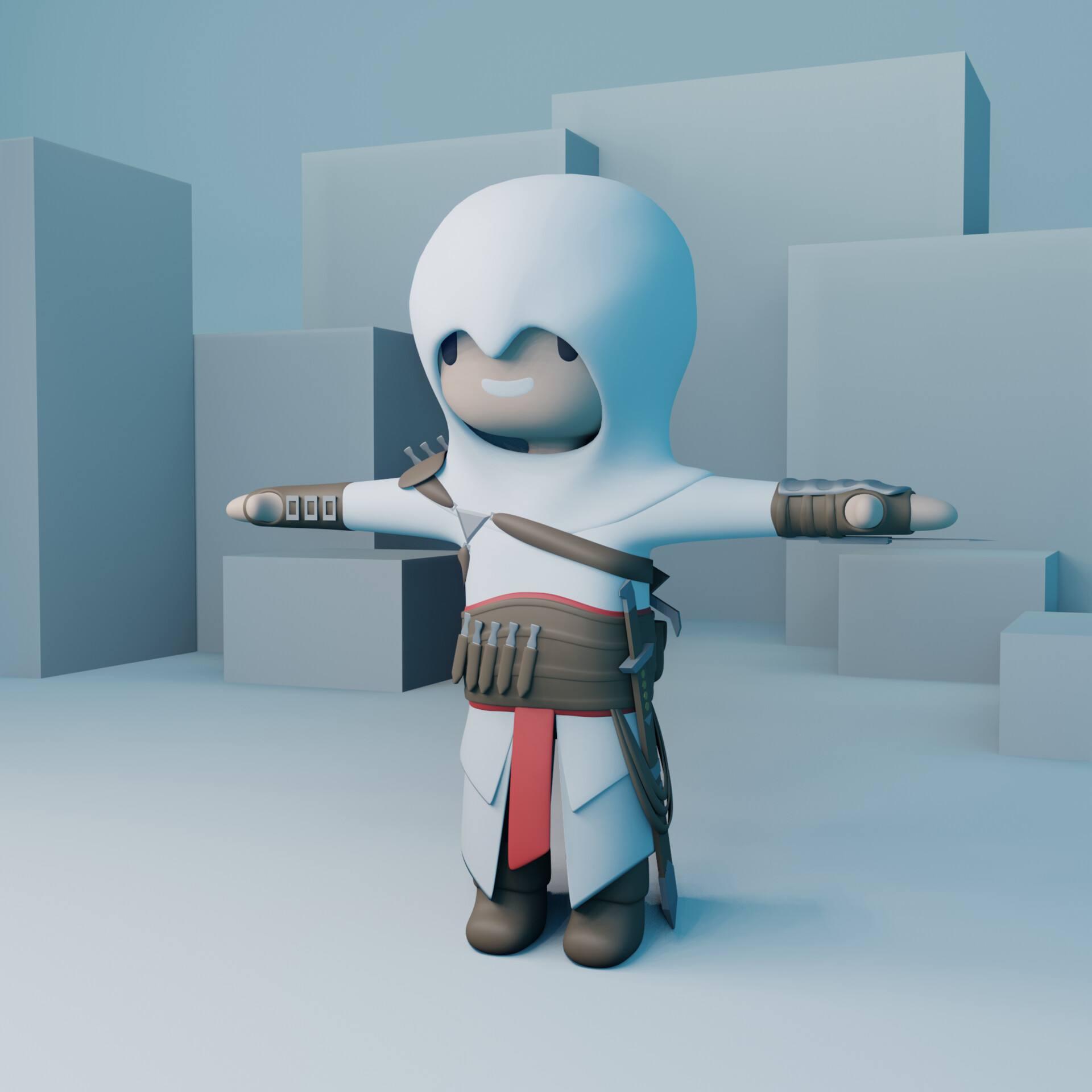 how to draw chibi altair