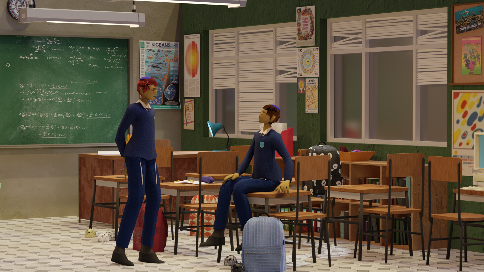 ArtStation - Hineini(2023): Classroom