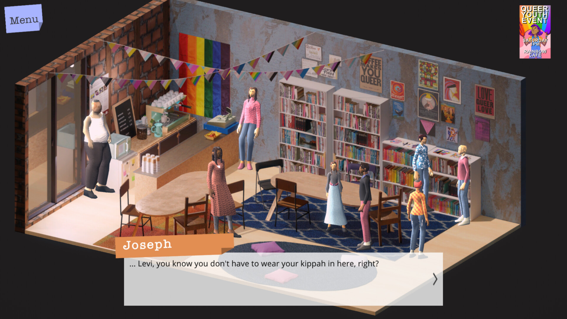 ArtStation - Hineini (2023): UI Design - Jewish Isometric game