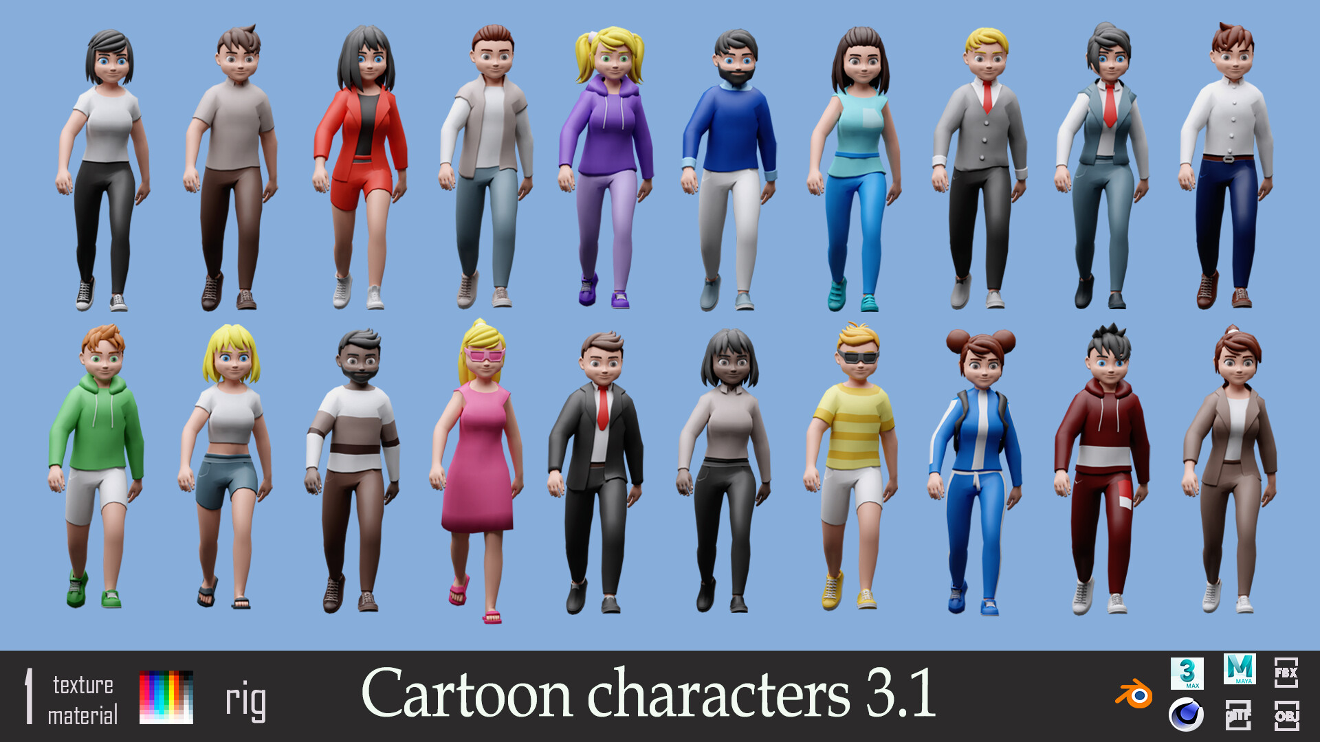 ArtStation - Cartoon characters 5