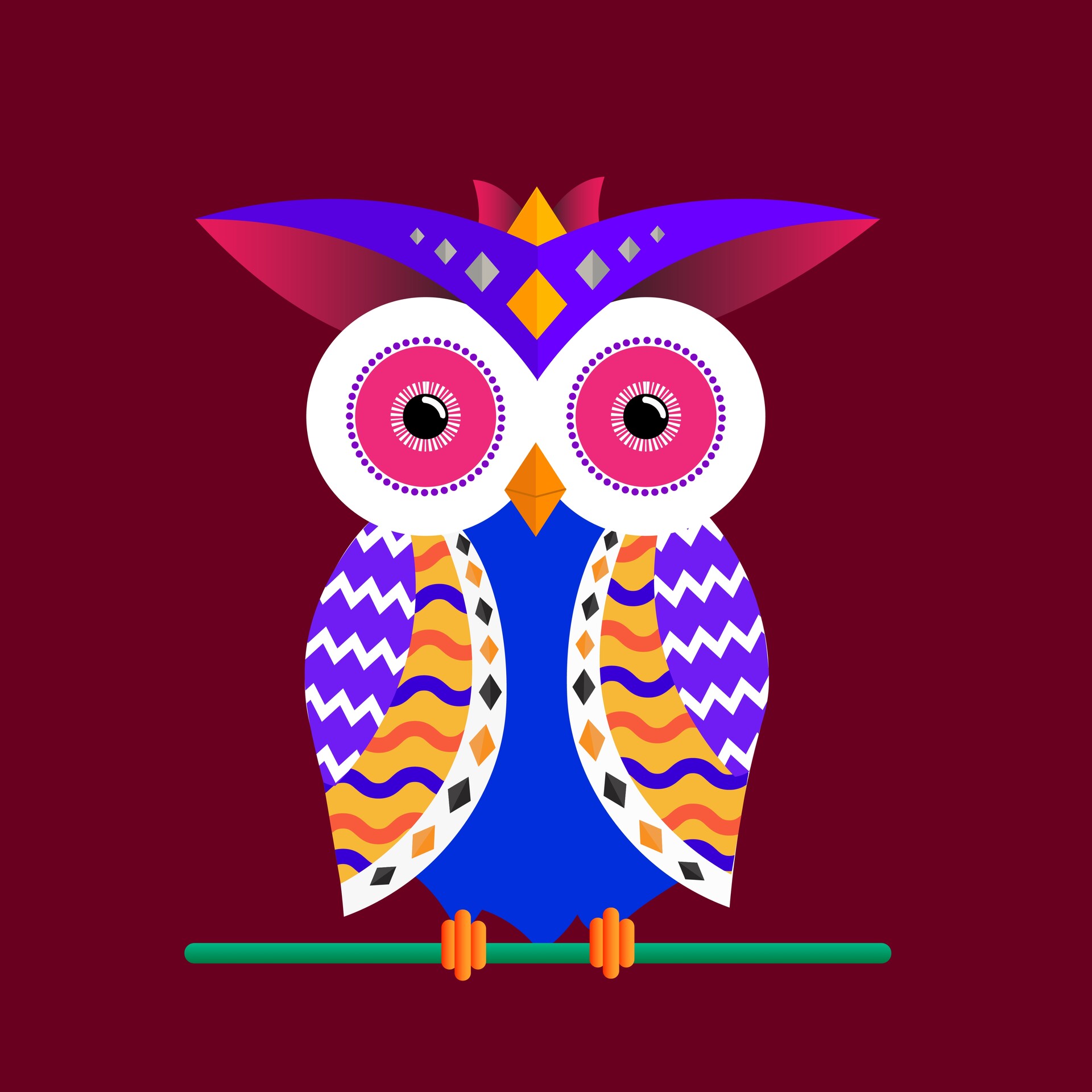 ArtStation - owl illustration