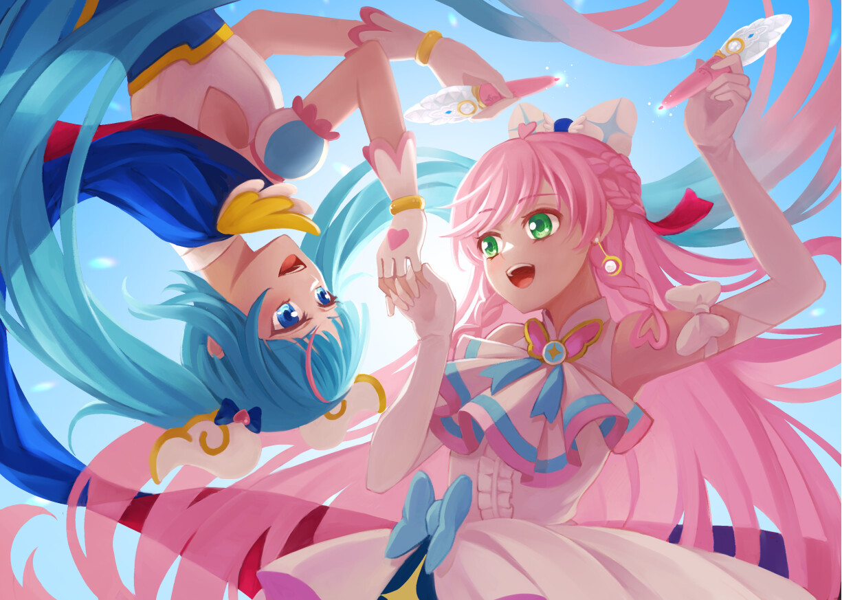 ArtStation - 【Fan Art】Cure Sky & Cure Prism