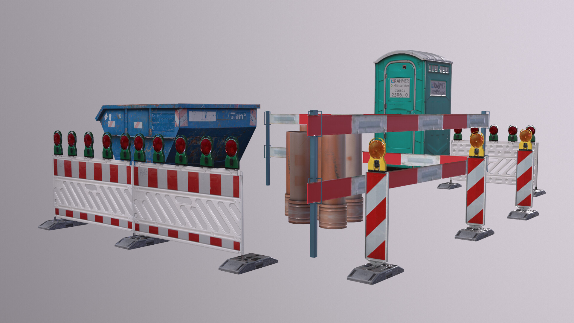 ArtStation - Construction site props