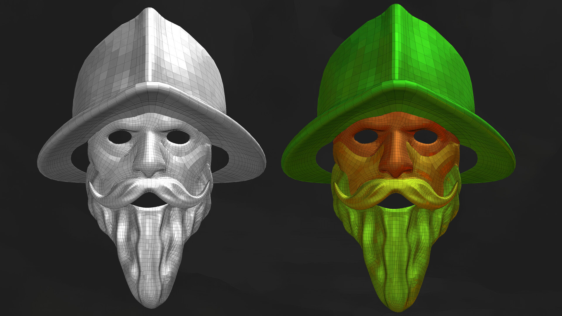 Fabián Grajeda - Conquistador Mask