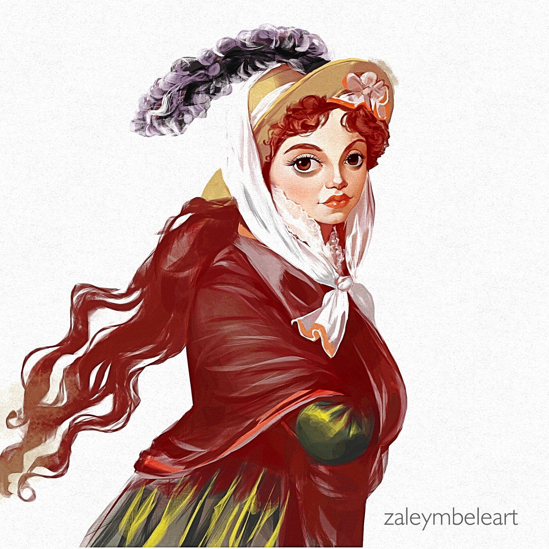 Zaley Mbele - painting