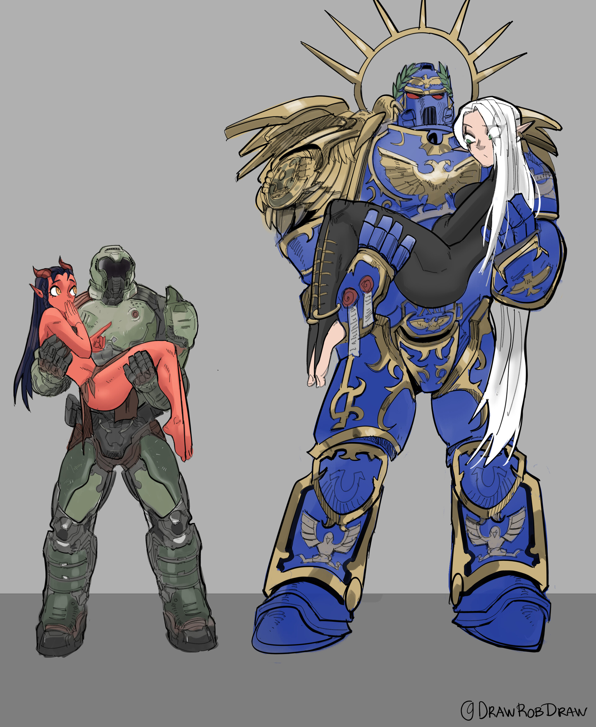 ArtStation - Taboo waifus - "Day of Wrath"