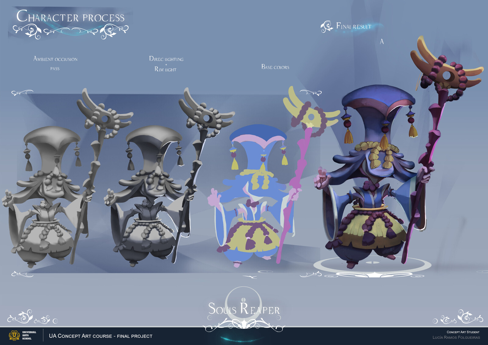 Lucy Iorinobu - Soul Reaper: Concept art proyect 2022