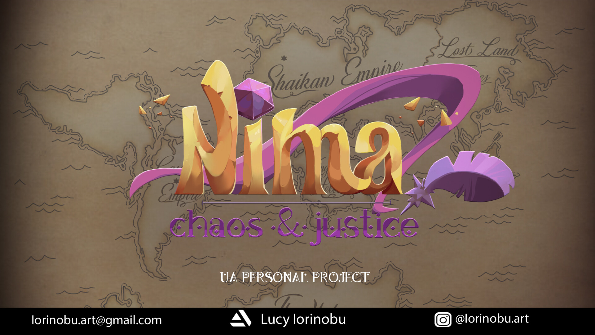 Lucy Iorinobu - NIMA:chaos and Justice CONCEPT ART PROYECT