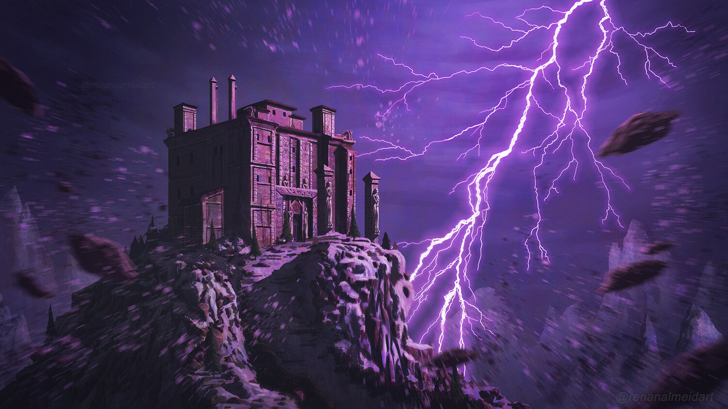 ArtStation - The Thunder Castle