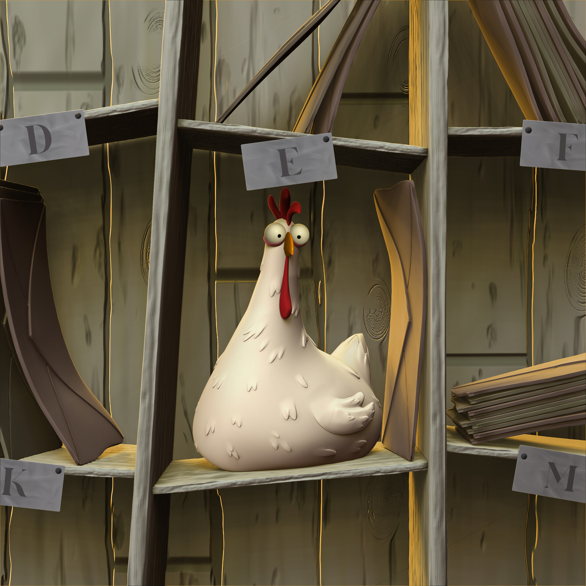ArtStation - Post office Chicken