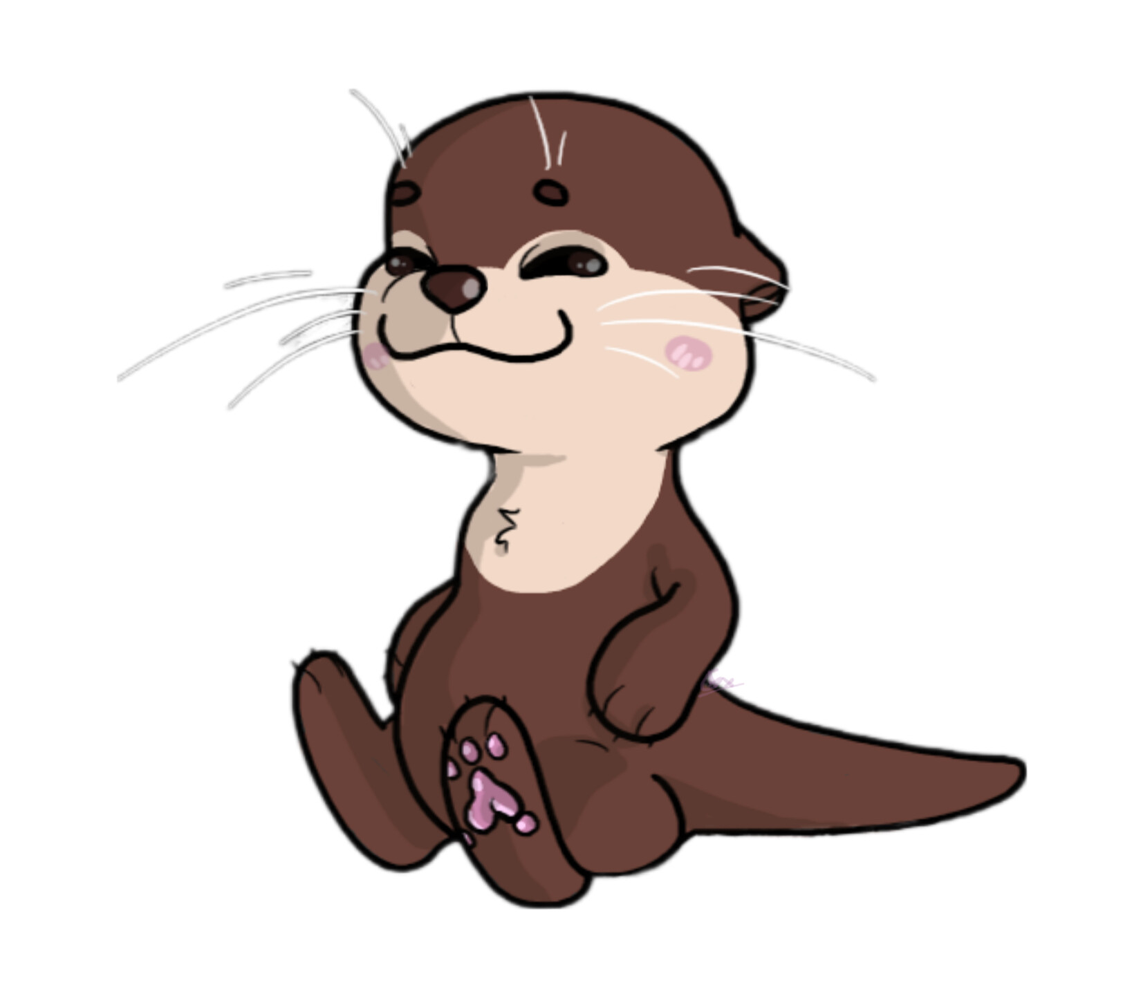 ArtStation - Chibi otters