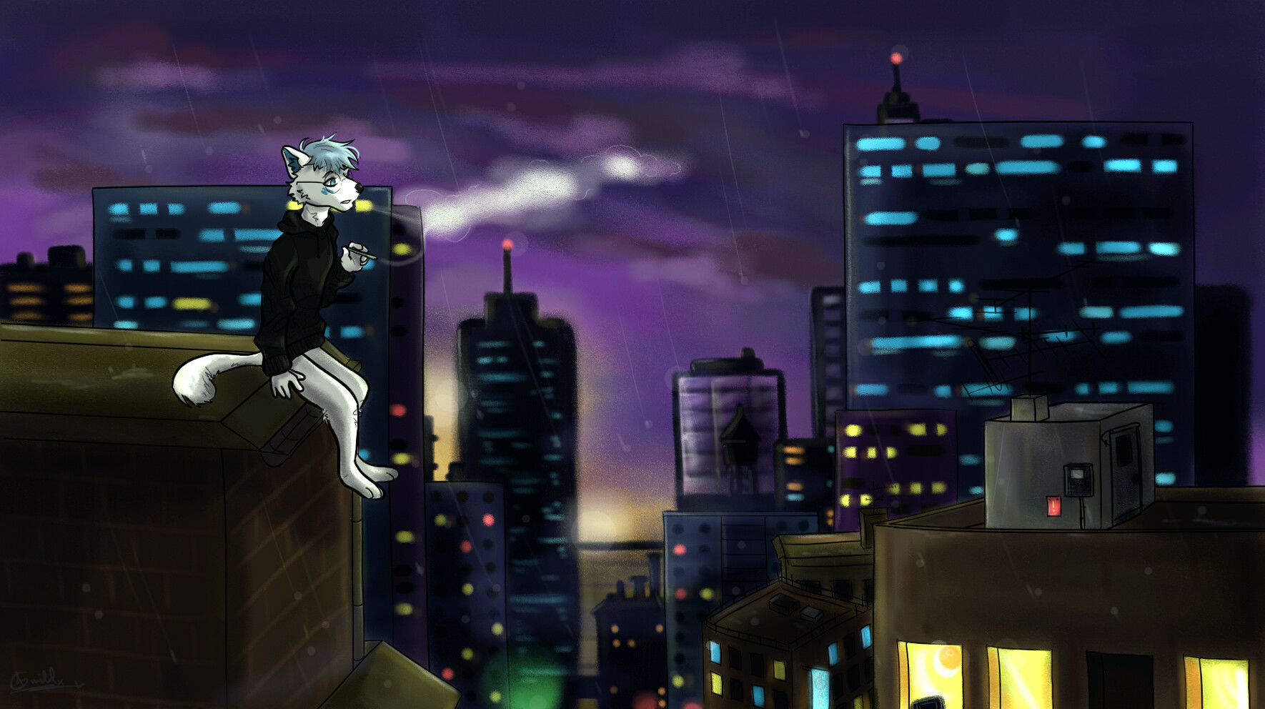 ArtStation - Icey in the city