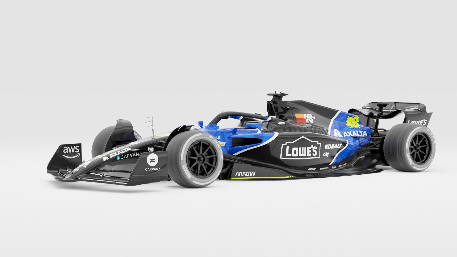 ArtStation - Lowe's Chevrolet F1 livery