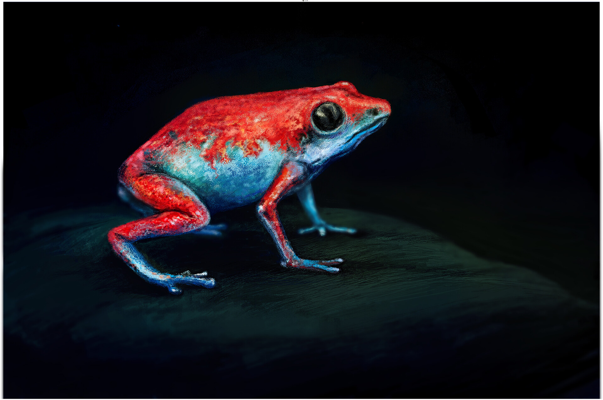 ArtStation - The frog (Ms paint)