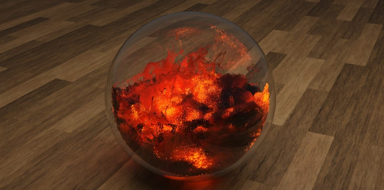 ArtStation - Particle ball