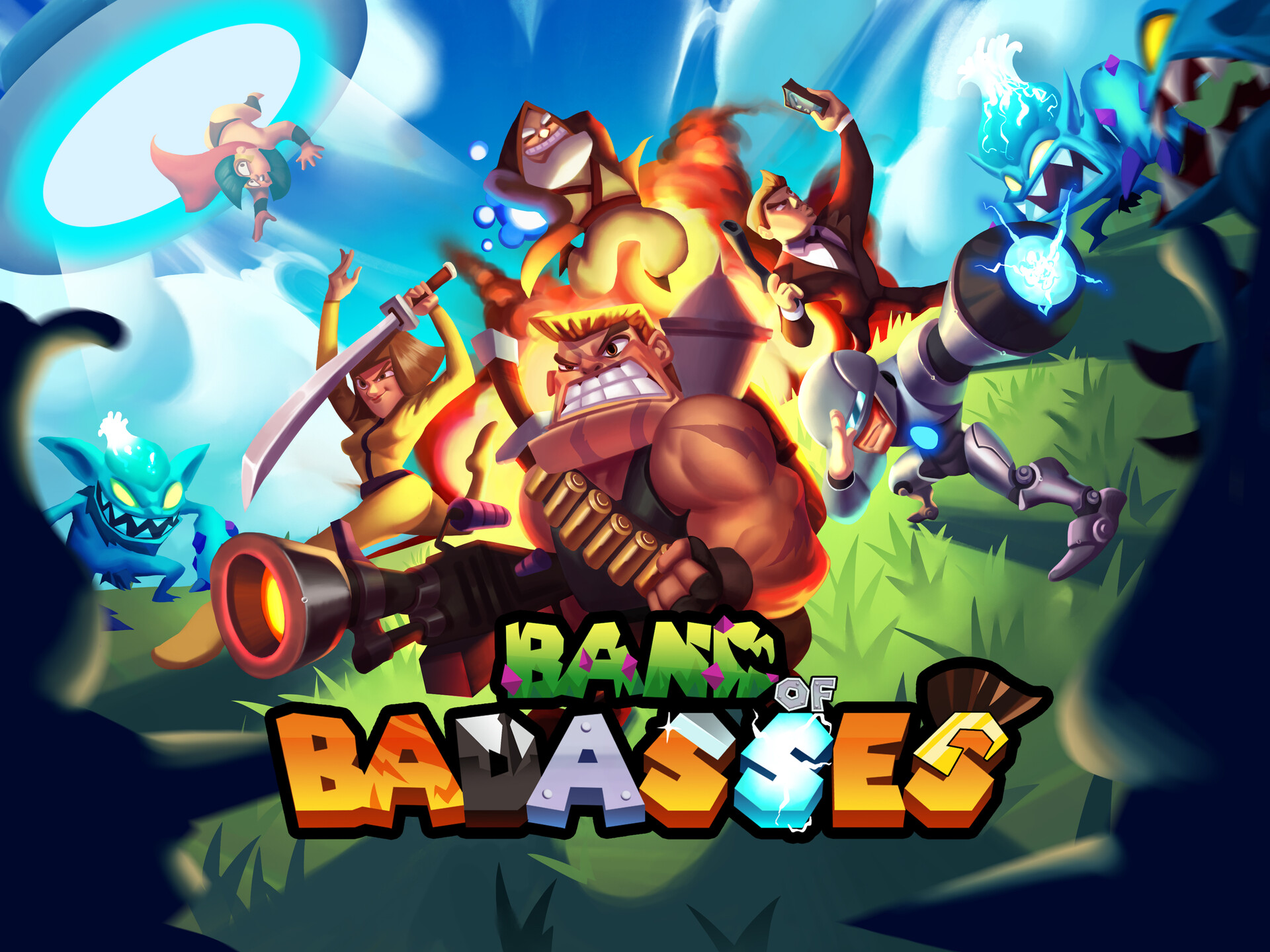 ArtStation - Band of Badasses game banner