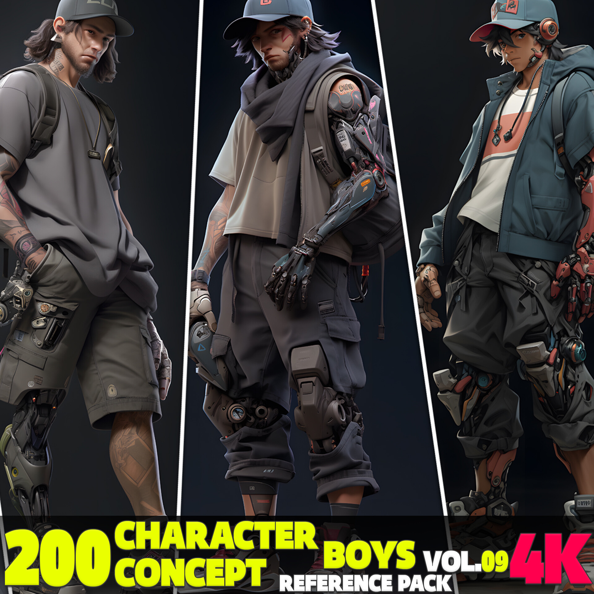 ArtStation - 200 4K Character-Concept Reference Pack Vol.09