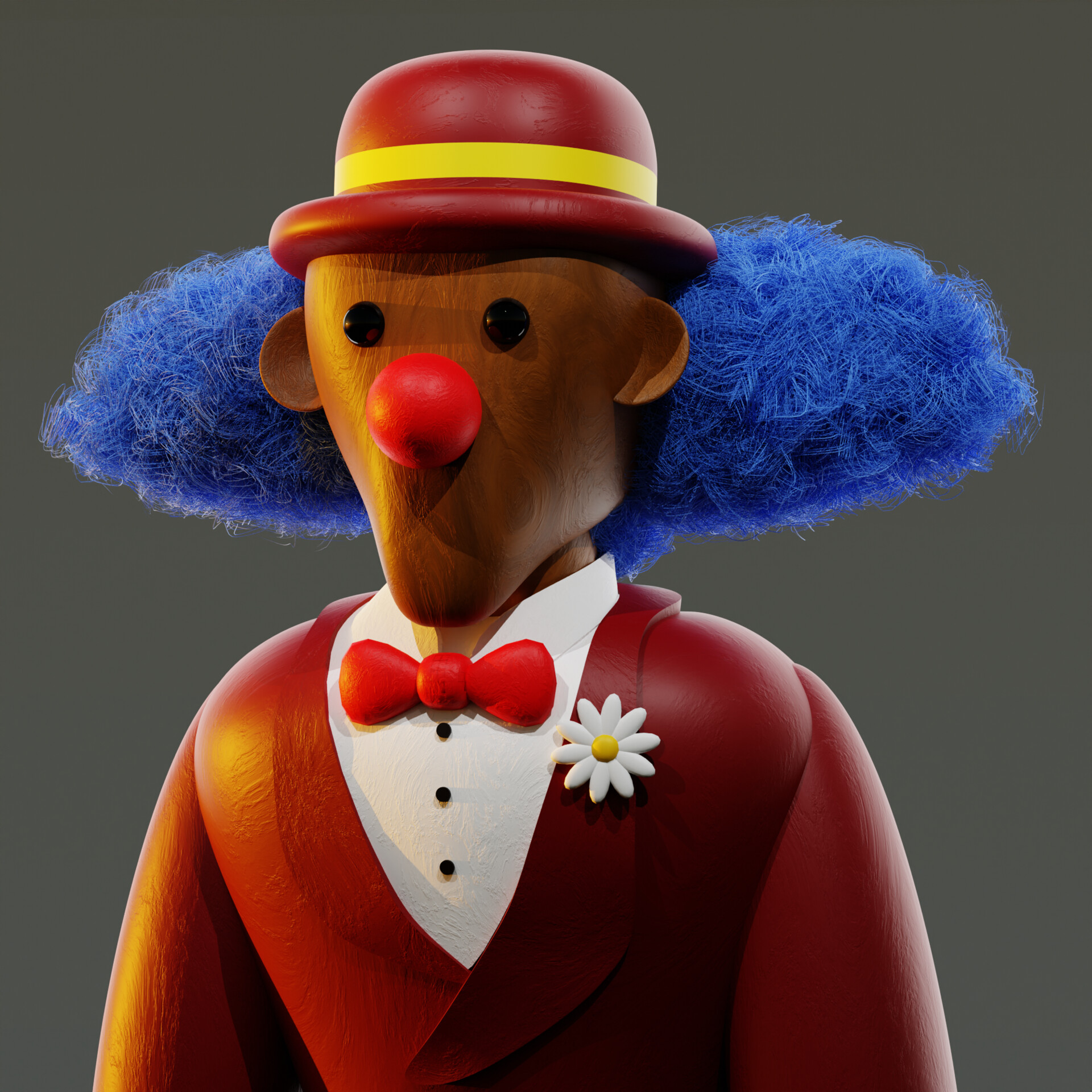 ArtStation - The wooden clown