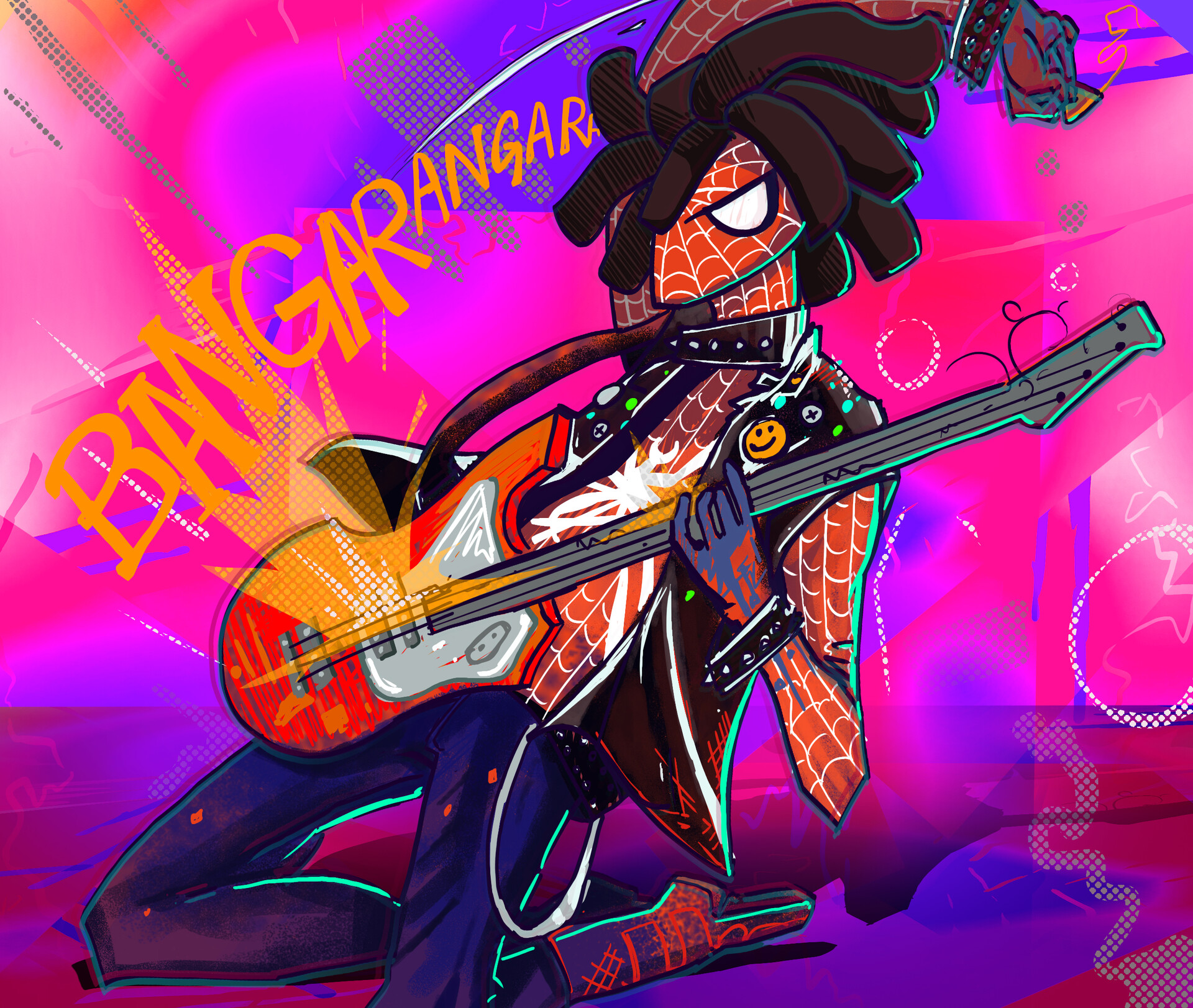 ArtStation - Spider-Punk Fanart