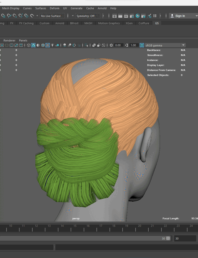 Daniel Alandete Piñero - Real Time Bun Hair - Breakdown Tutorial
