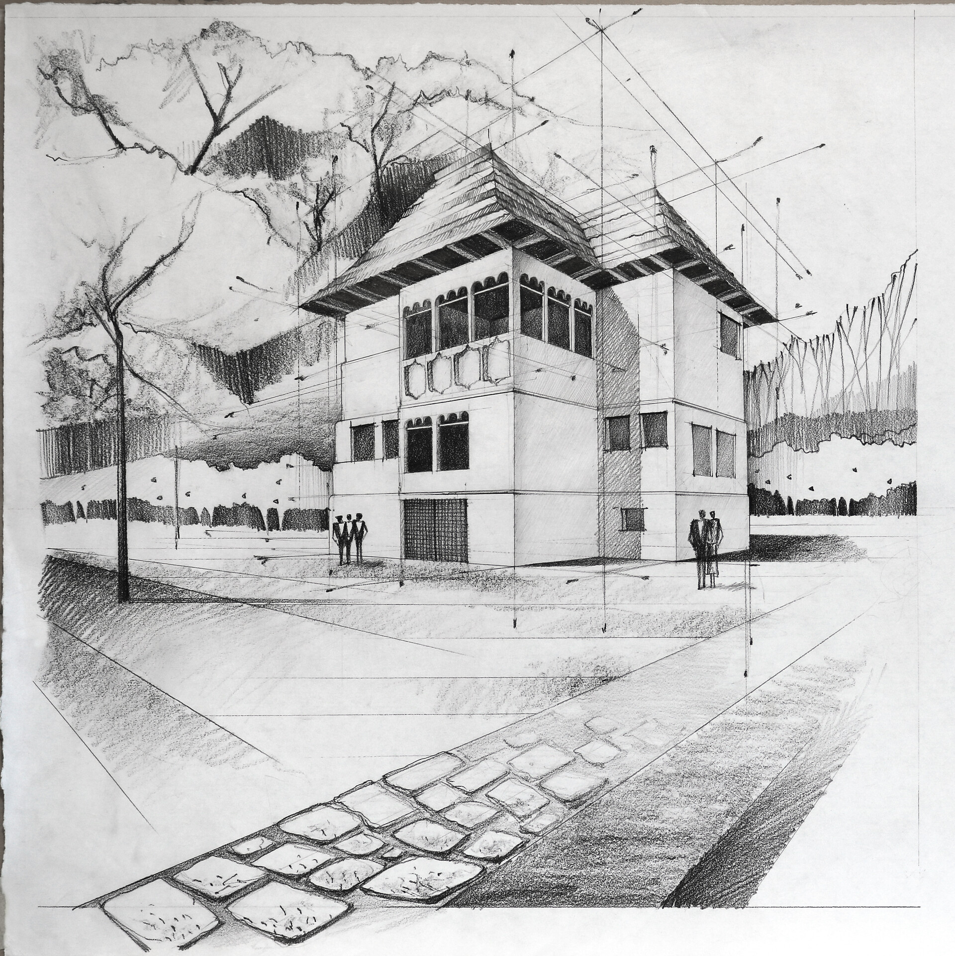 ArtStation - Old Architecture sketch