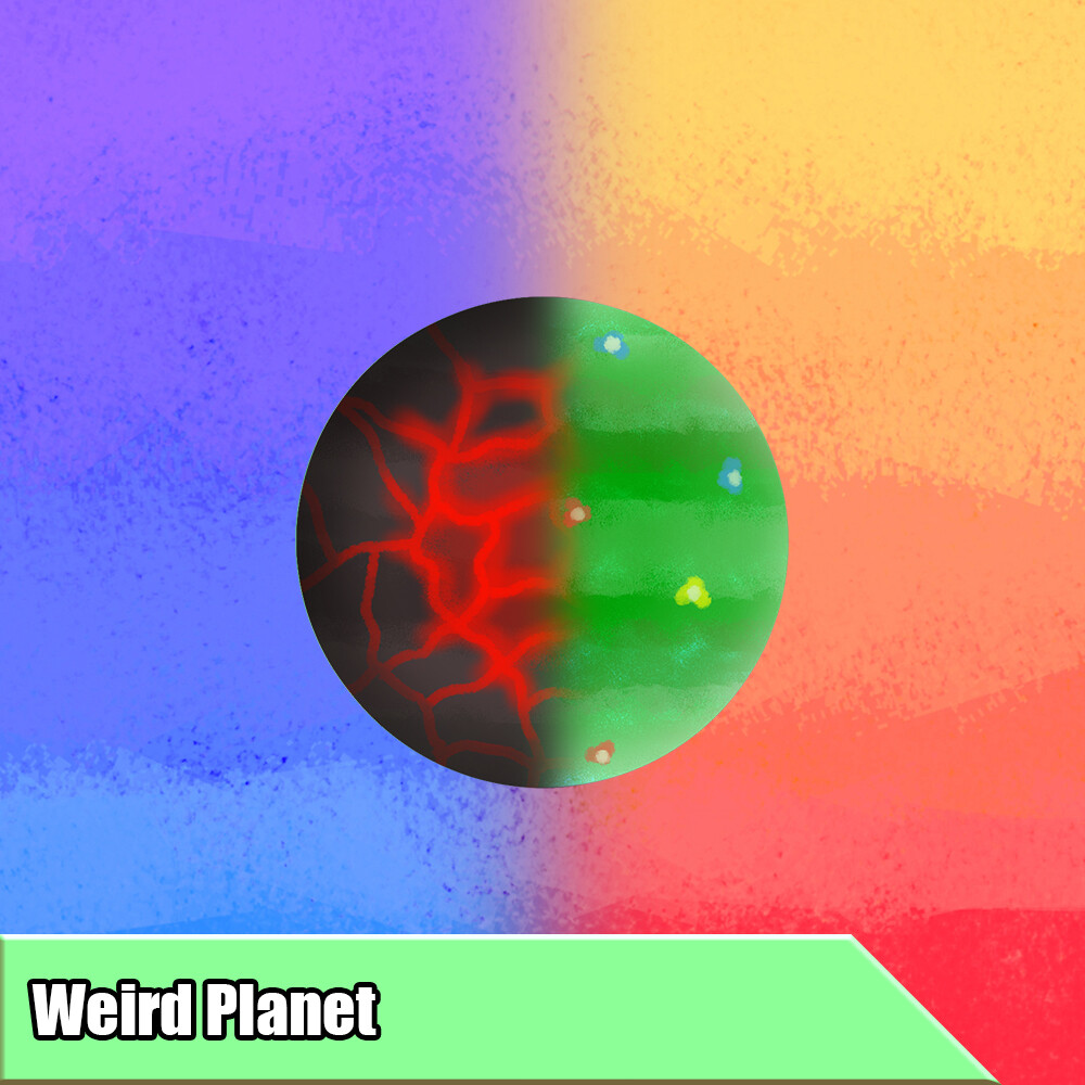 ArtStation - Weird Planet - 2D Platformer Game