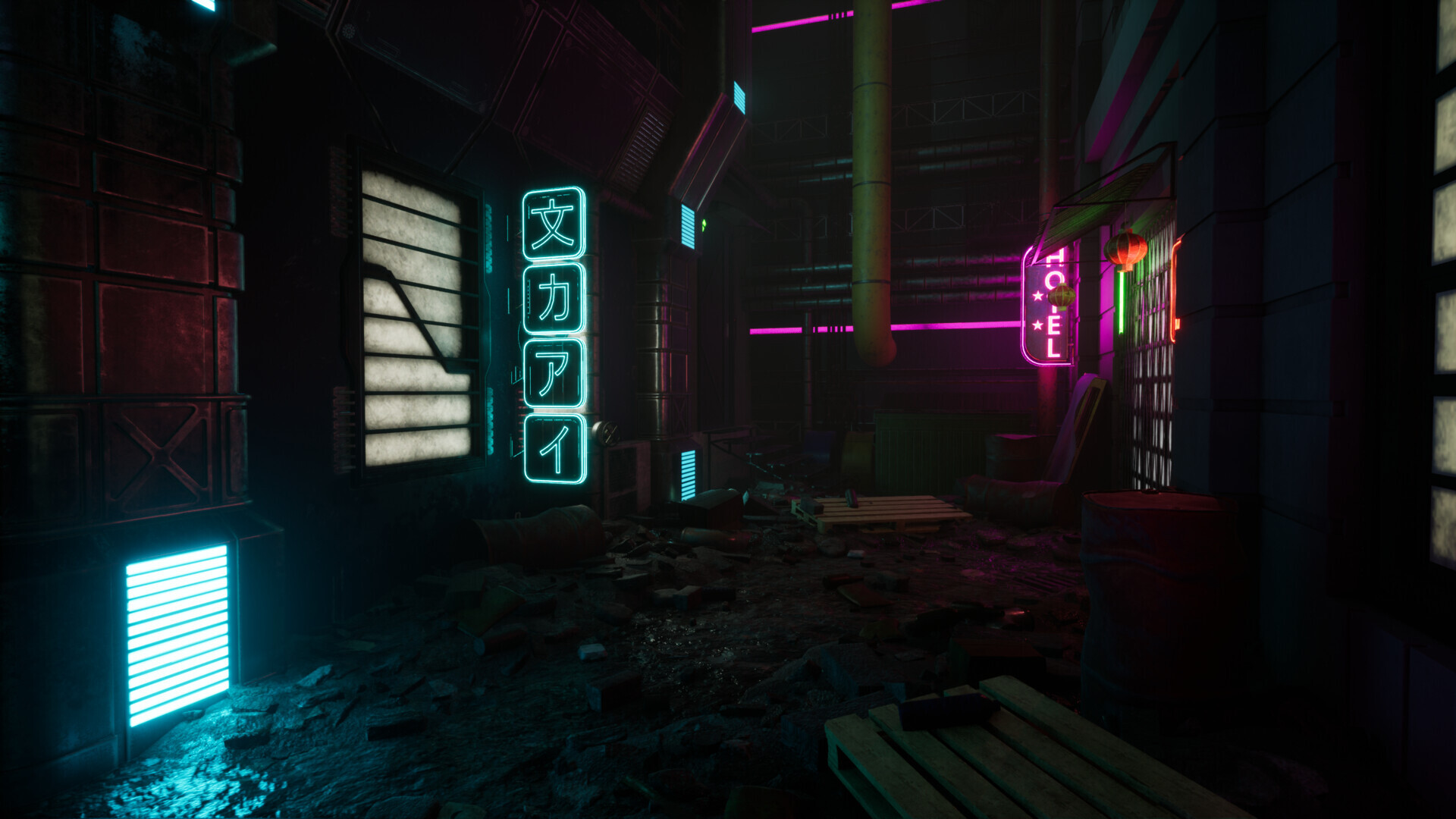 ArtStation - Cyberpunk Megabuilding