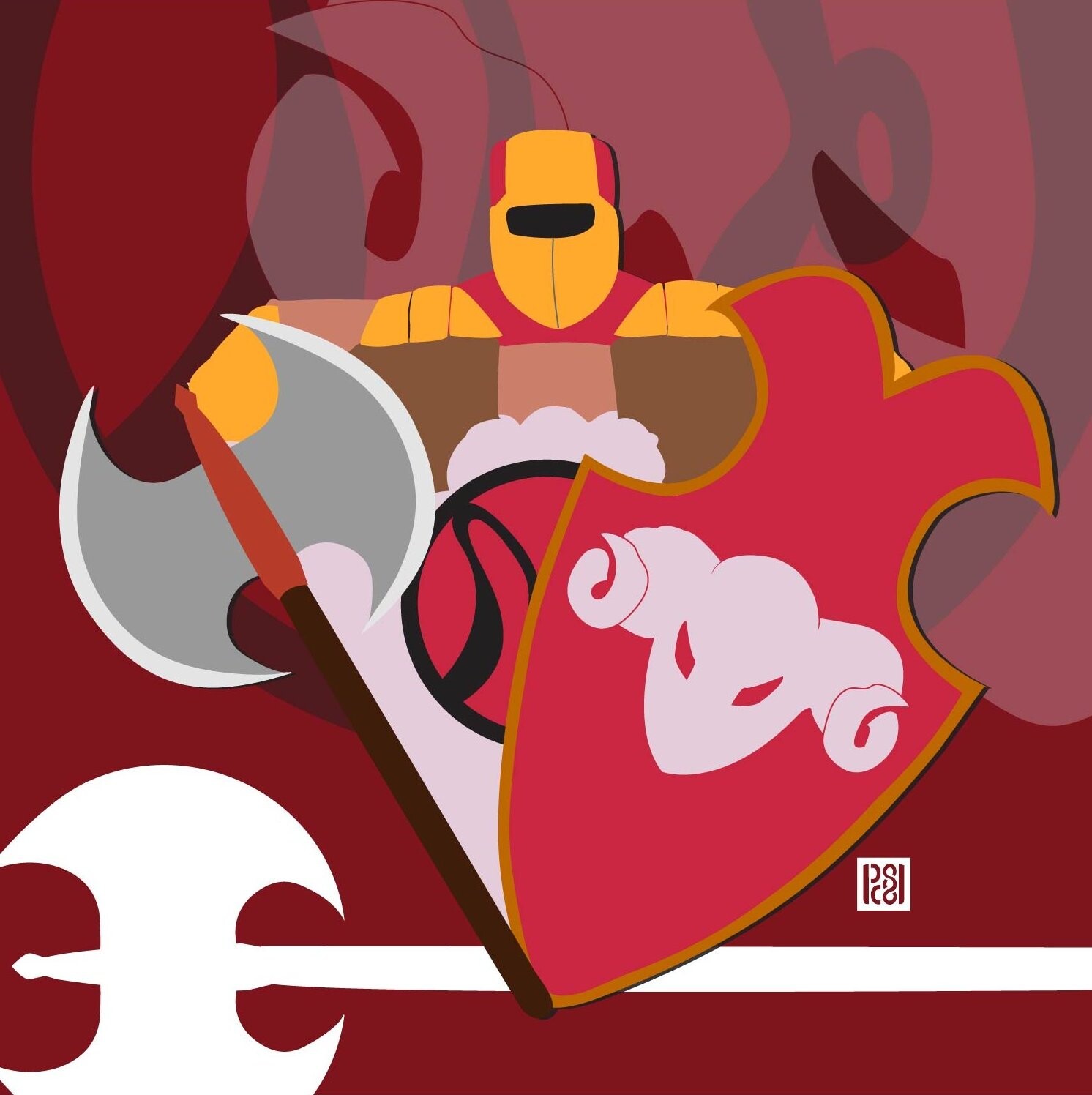 ArtStation - King Arthur & the Knights of Justice 04: Sir Trunk (Vector ...