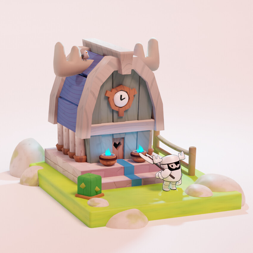 ArtStation - Cloud Chopper House