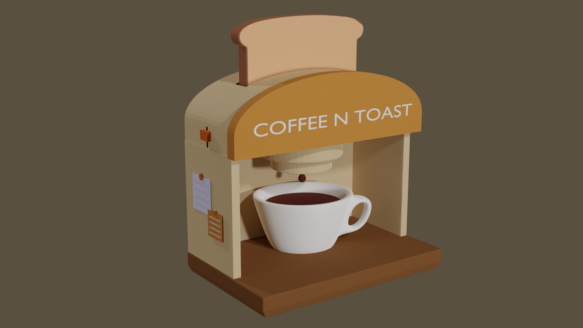 ArtStation - Coffee N Toast
