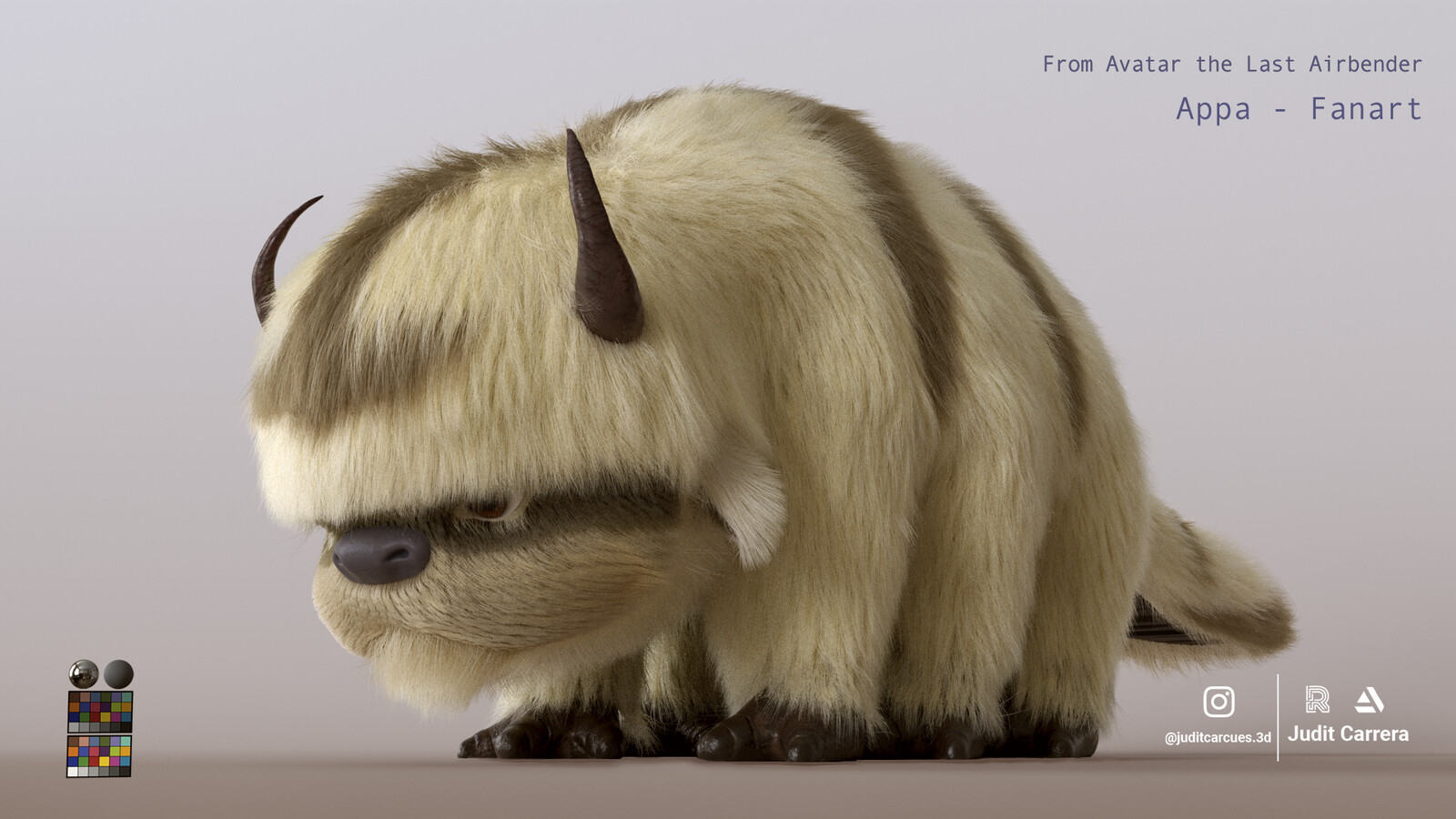 Judit Carrera - Appa from ATLA - Grooming Project