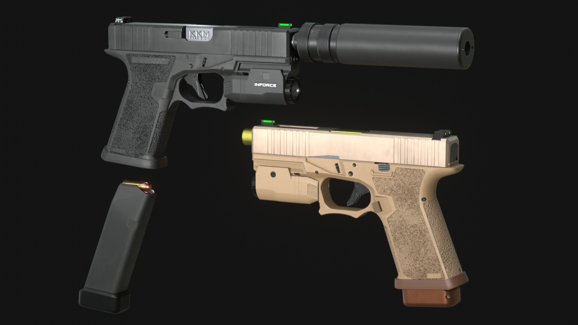 Hao Liu - Custom Glock 19/Polymer80 Build