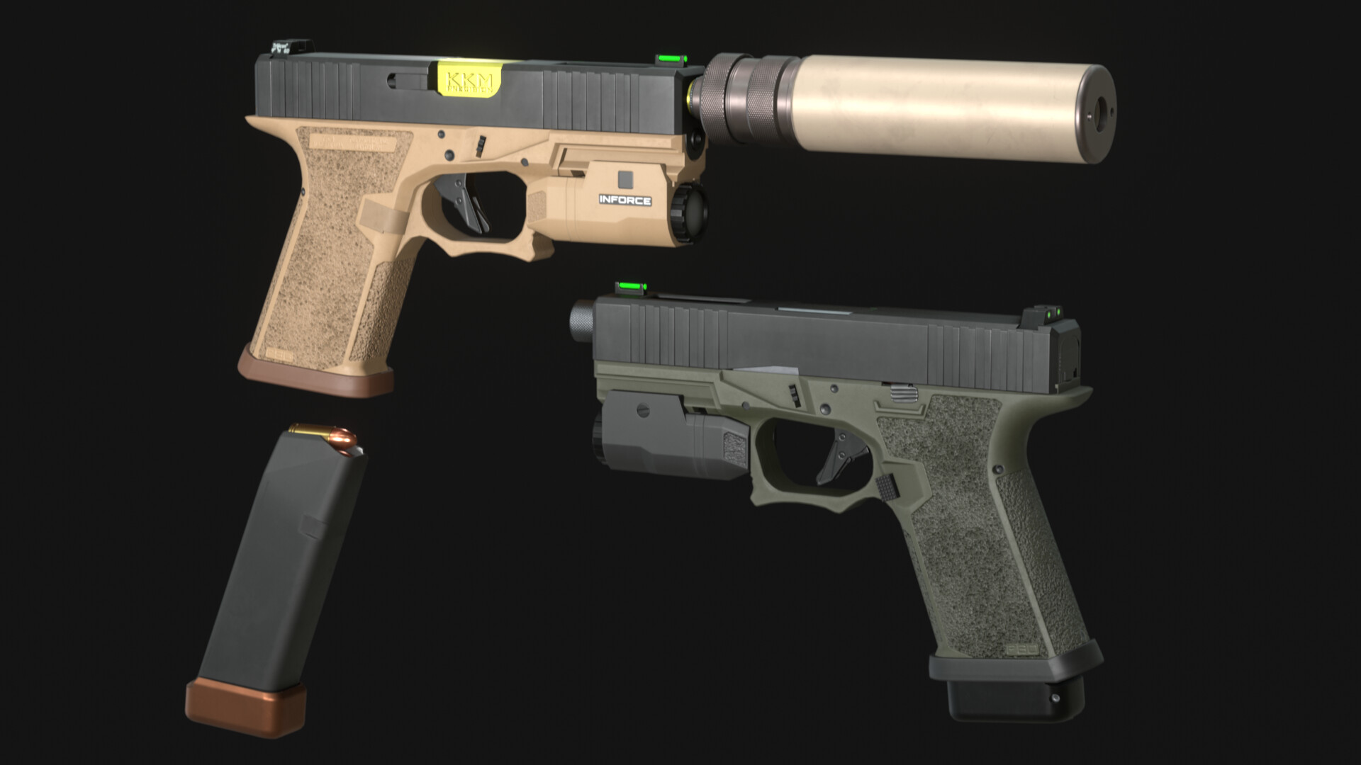 Hao Liu - Custom Glock 19/Polymer80 Build