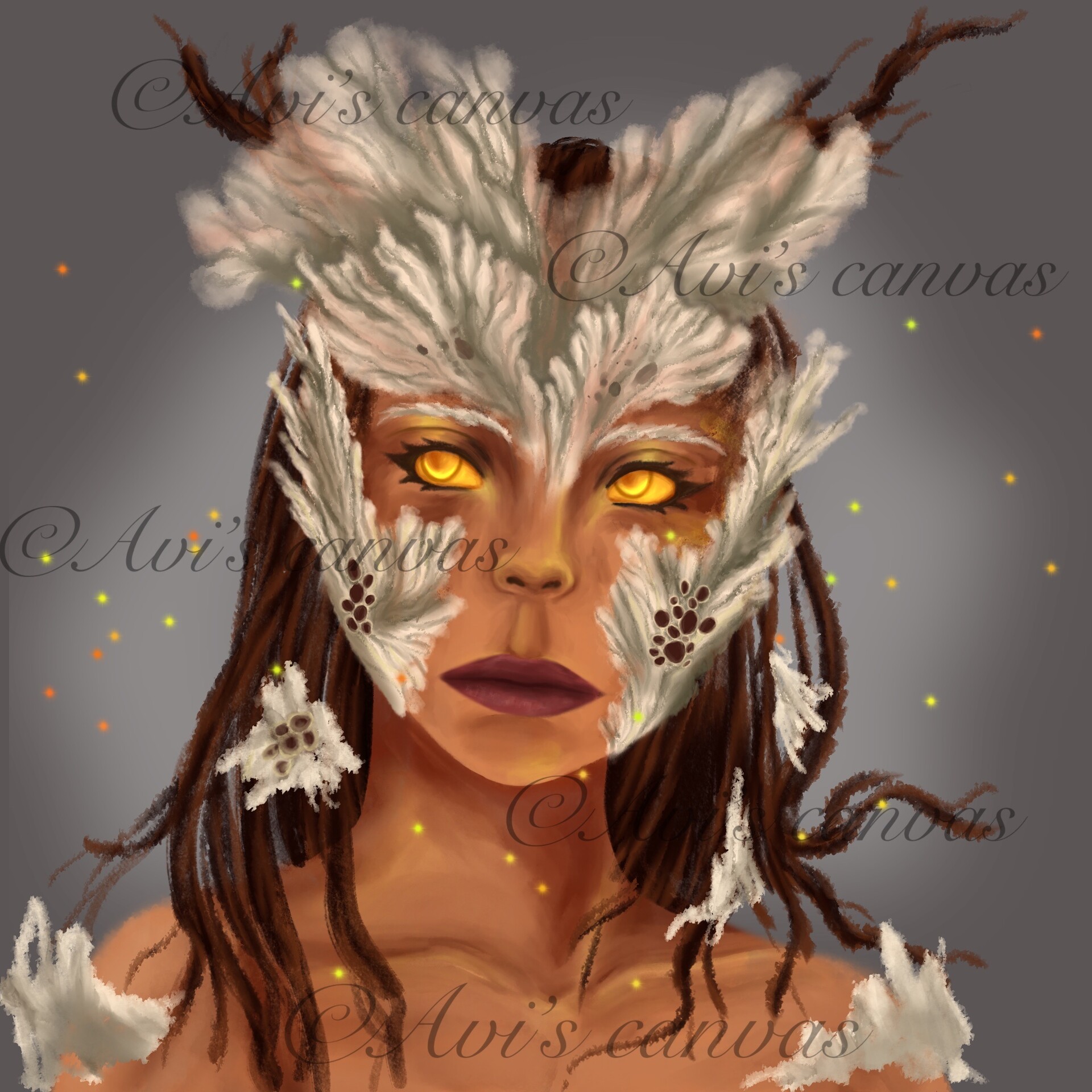 Dryad Costume Makeup