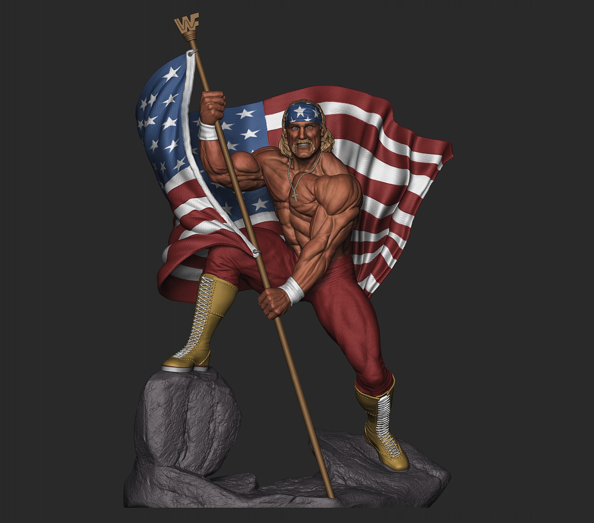 Chrystian Jungles - HULK HOGAN statue