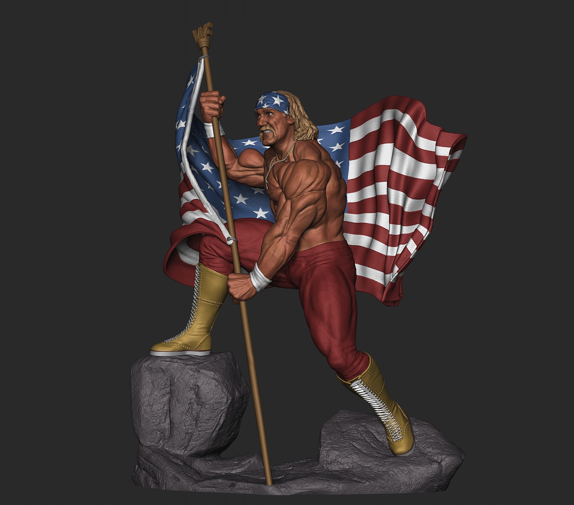 Cjungles - HULK HOGAN statue