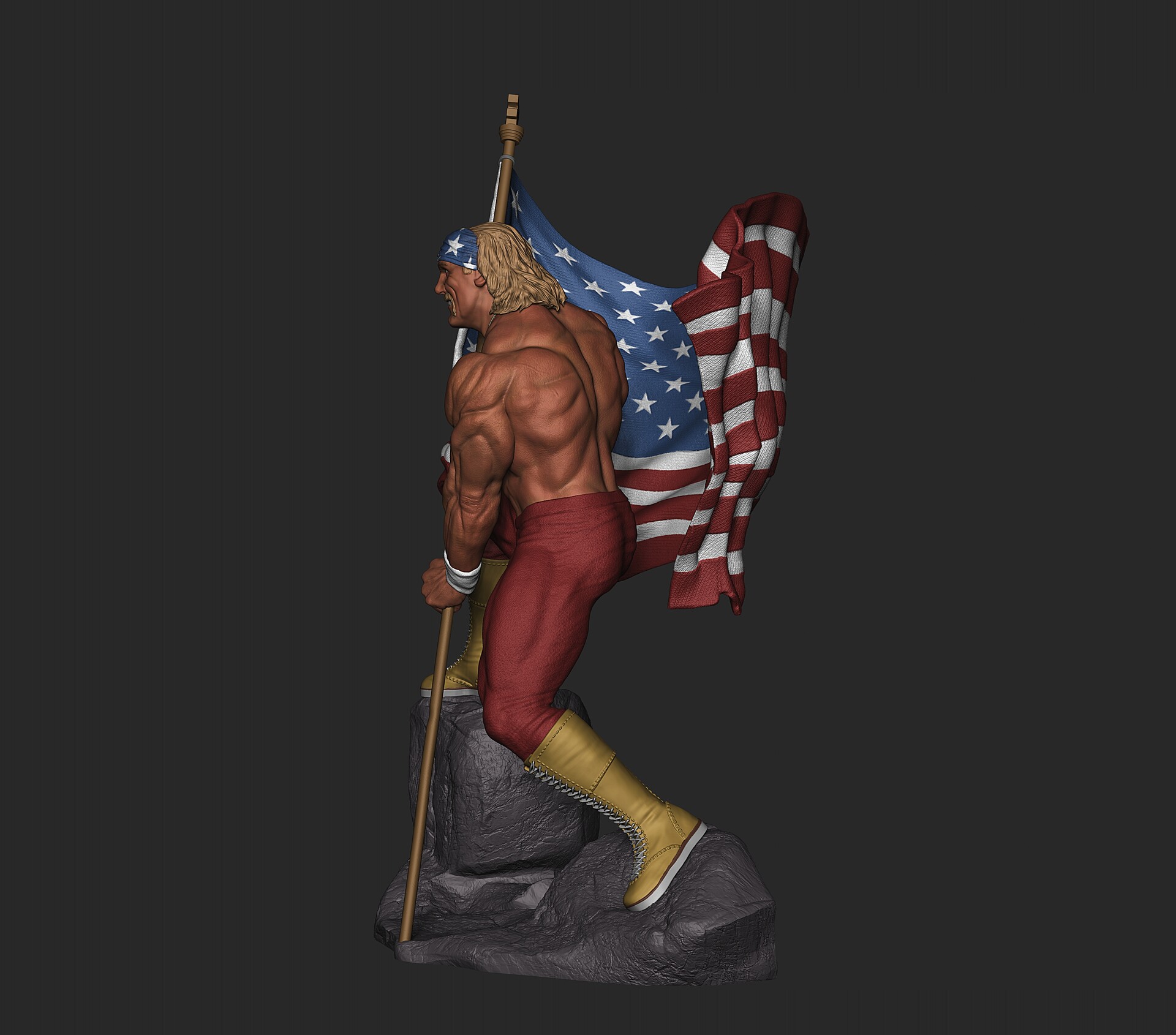 Cjungles - HULK HOGAN statue