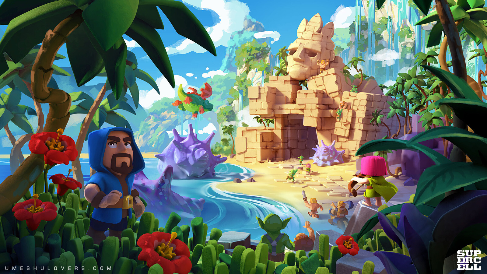 ArtStation - Supercell - Climbing to the top