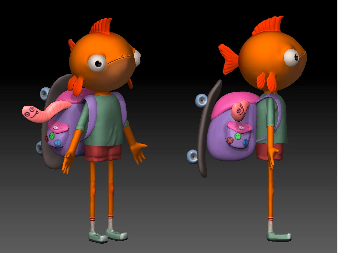 ArtStation - Fish Friend