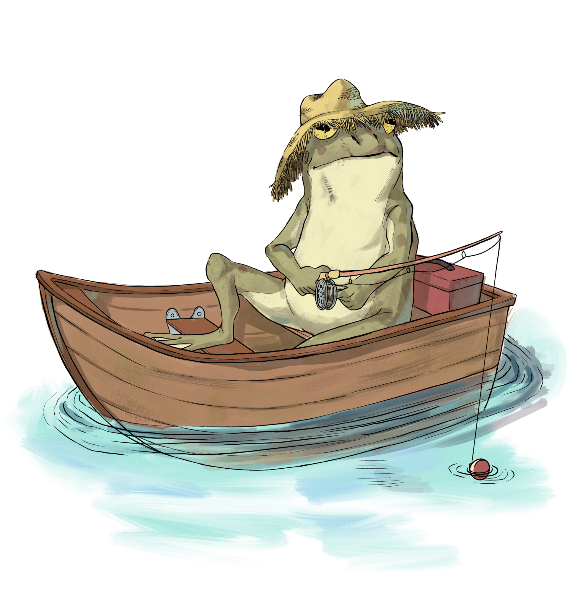 ArtStation - Frog Fisherman