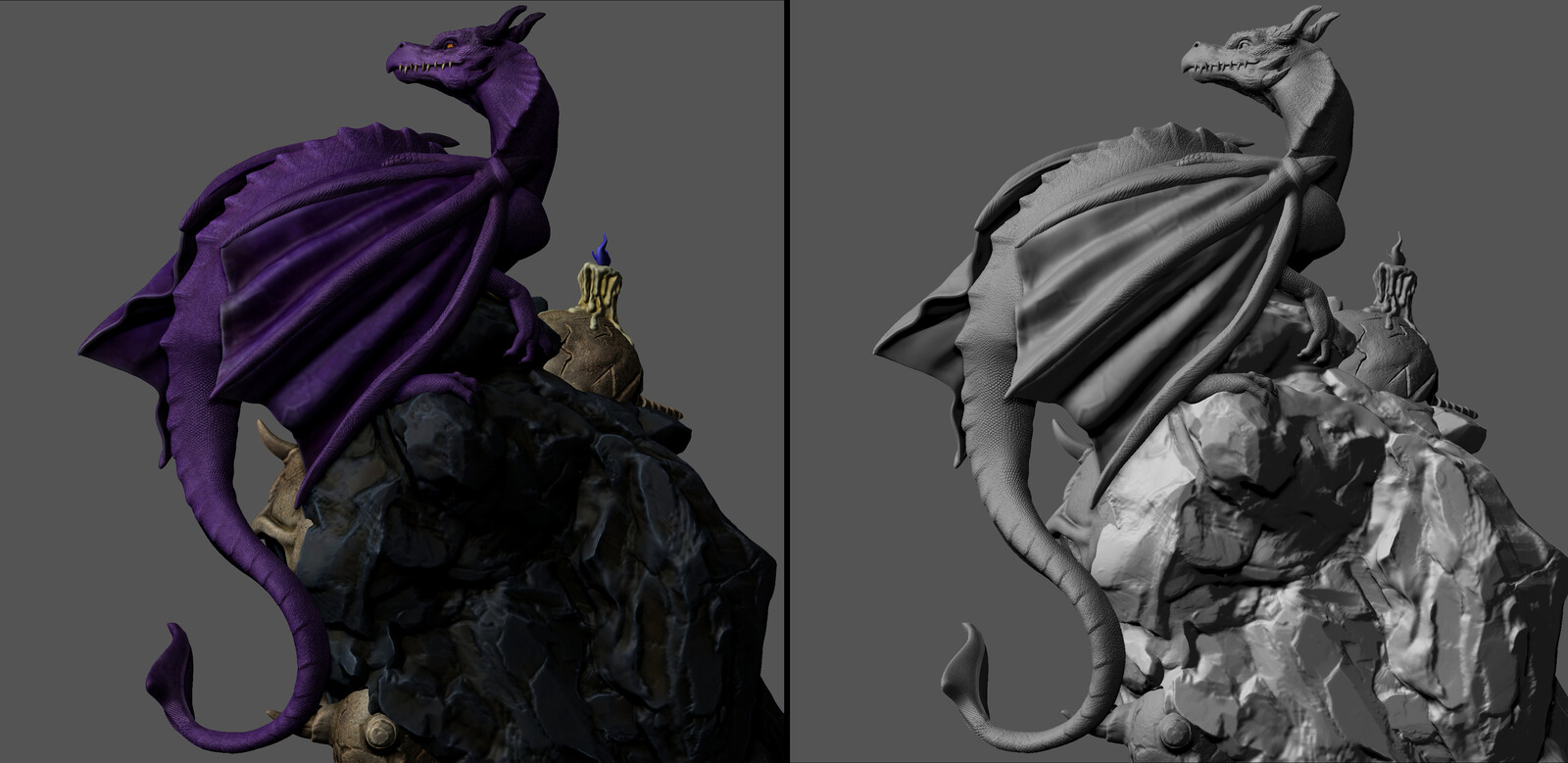 Jéssica Zenobini - Magik and Lockheed on the throne