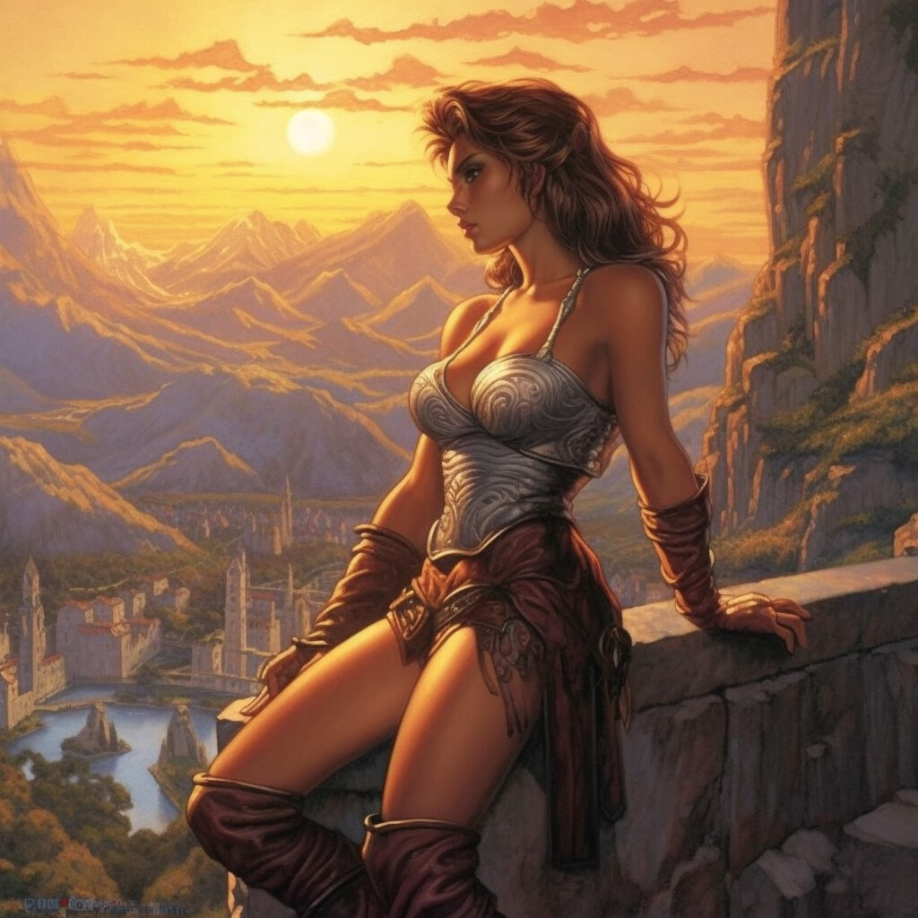 ArtStation - gorgeous rogue woman