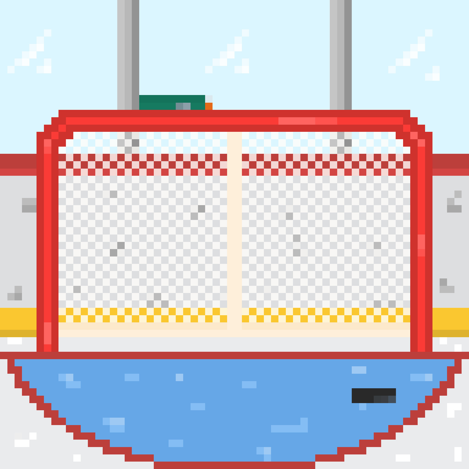 ArtStation - Hockey Net - Pixel Art
