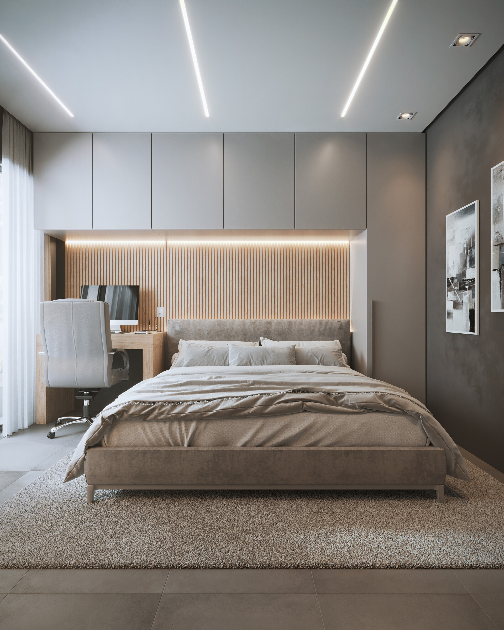 ArtStation - Bedroom Project Interior Design