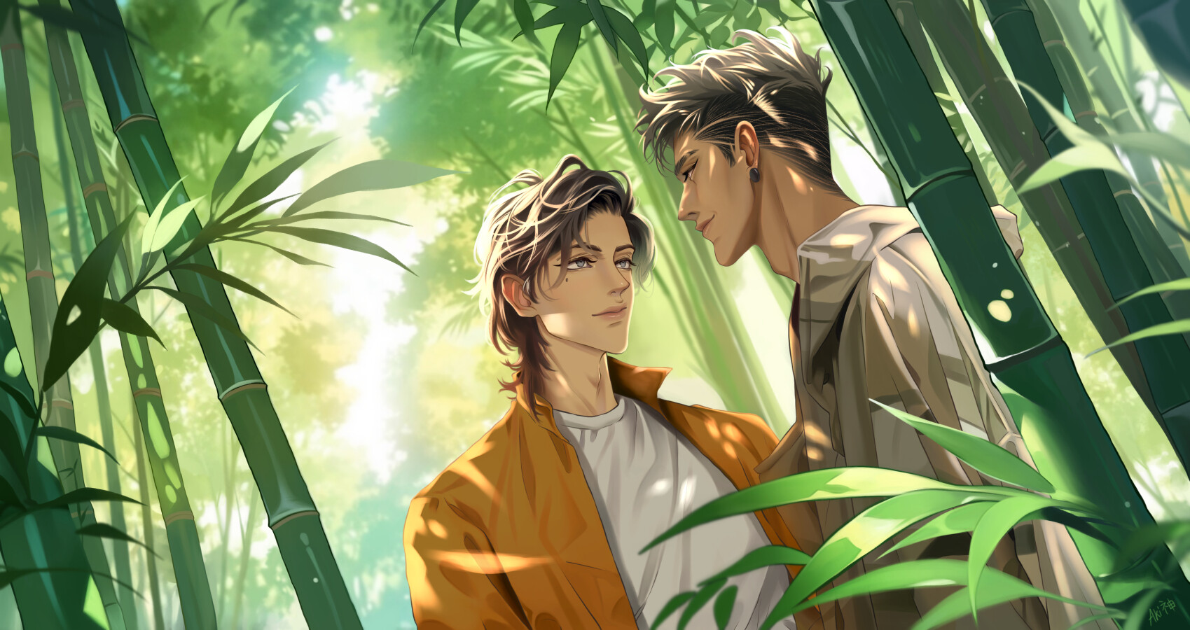 ArtStation - 「僕らです」Renji & Hide - Bamboo Forest