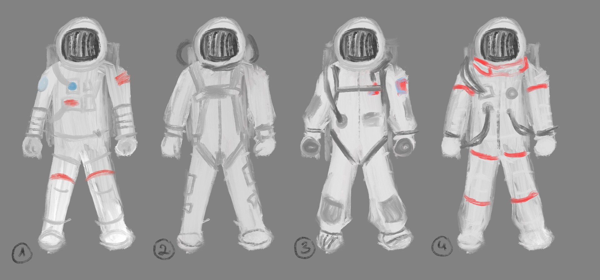 ArtStation - space suit designs