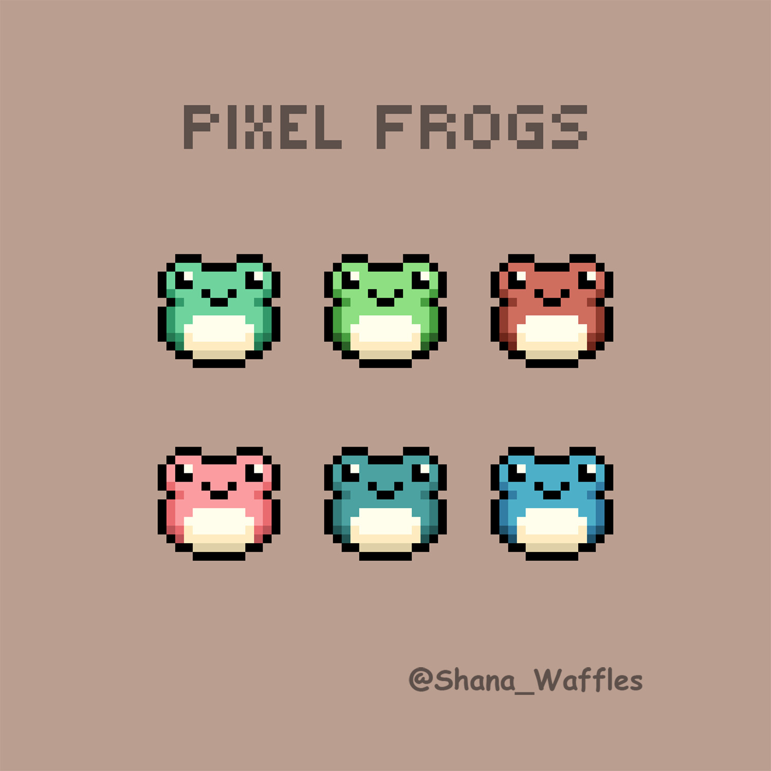 ArtStation - Frog Sprites