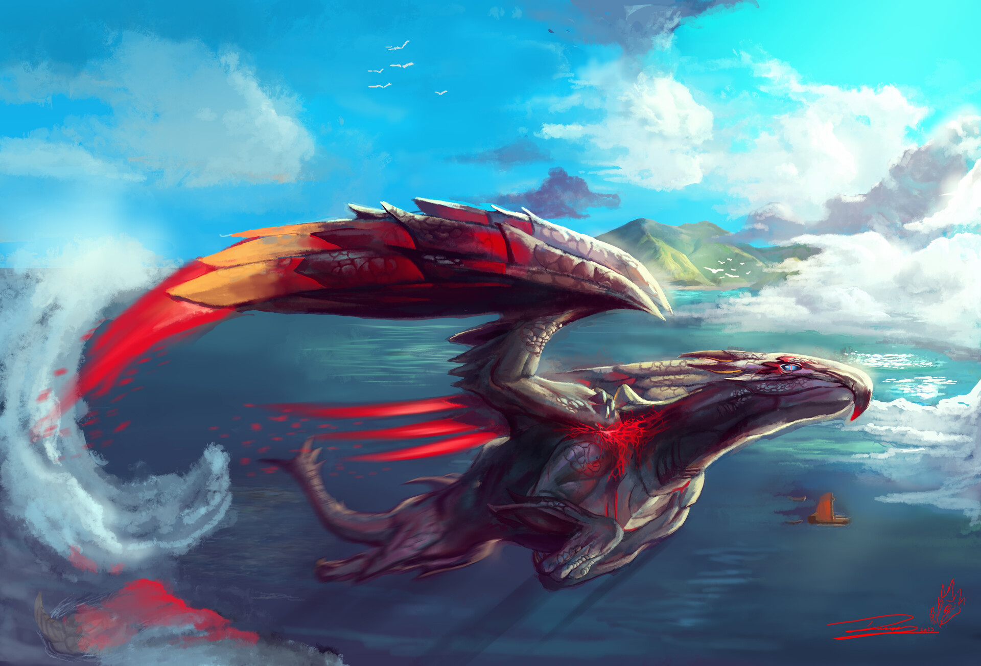 ArtStation - Valstrax, the noble demon fan art