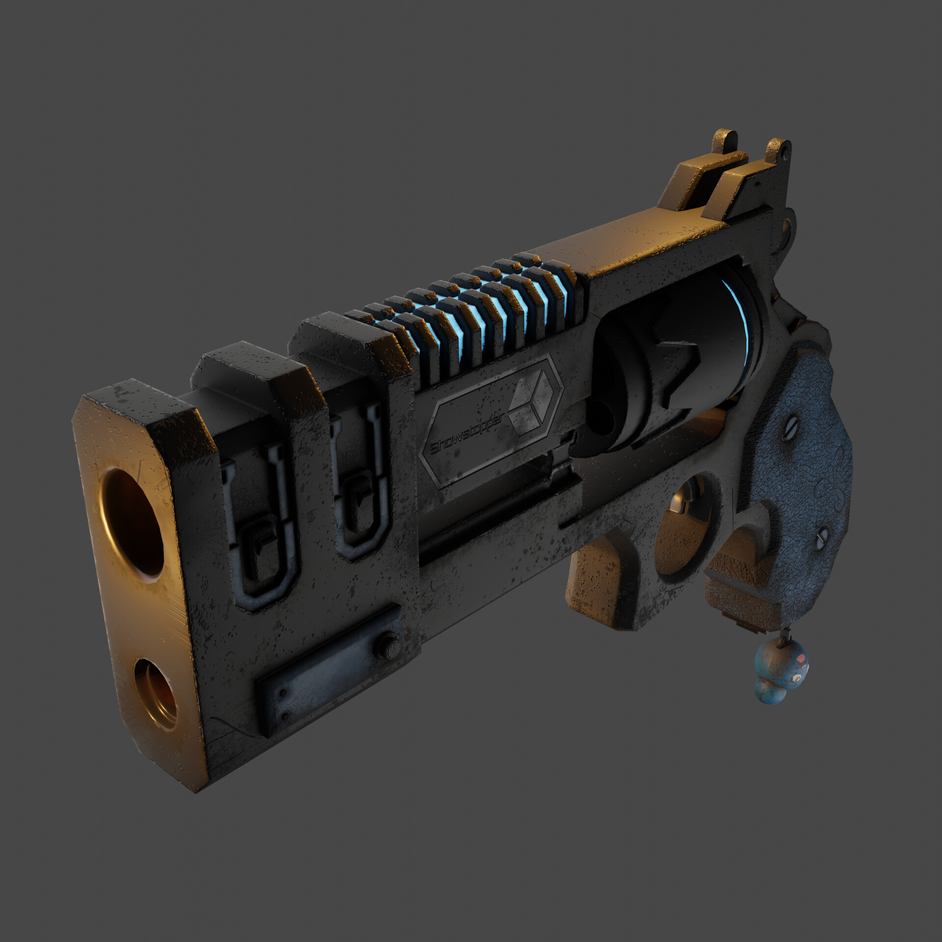 ArtStation - Pistol with keychain